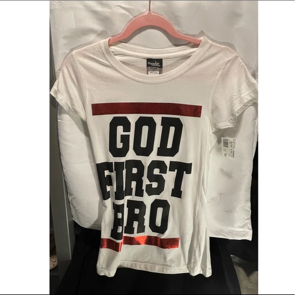 Tops | God First Bro Let Your Faith Be On Display With A Bold Statement ...